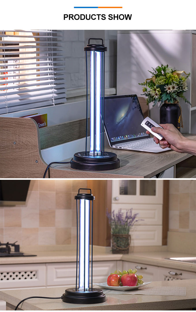 Mercury UVC LED Lamp Portable 40W Ultraviolet Disinfection Wavelength ...