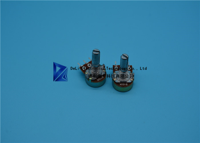 2K - 100K Ohm Potentiometer Push Button On Off Switch Pot Linear Shaft ...